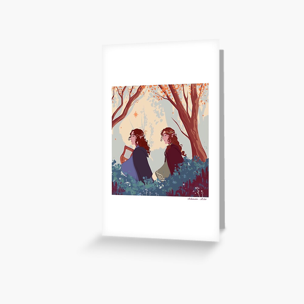 "Amrod and Amras of the house of Feanor" Sticker by Atarince | Redbubble