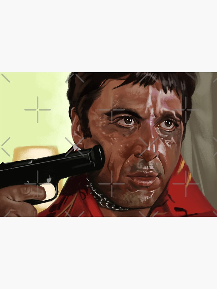"Scarface" Sticker for Sale by HANDMEDOWN- | Redbubble
