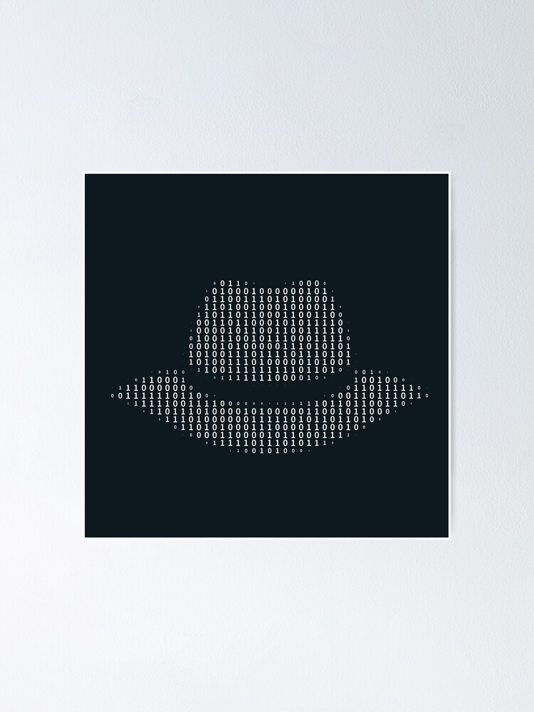 "white hat hacker" Poster by rintosu | Redbubble