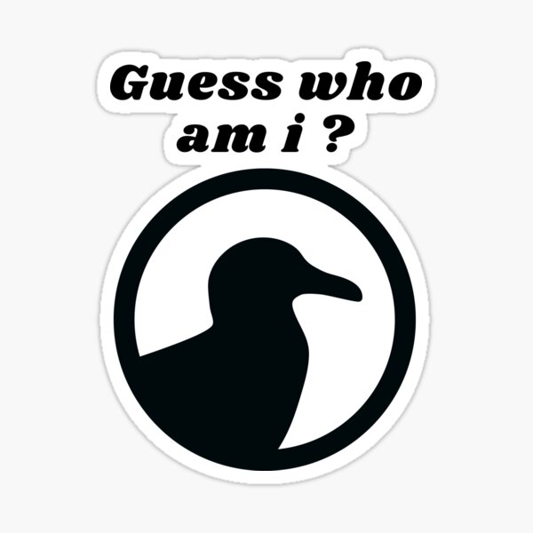 "Silver Gull Guess who am I" Sticker for Sale by Amirebdesign | Redbubble