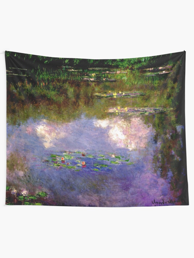 Tela decorativa «Claudio Monet | Paisajes de Agua y Reflejo ...