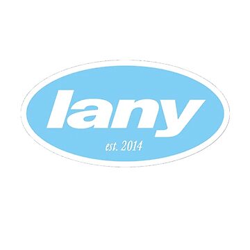 "LANY Bubble Blue" Sticker for Sale by Kat Acosta | Redbubble
