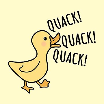 "Quack! Quack!" Art Print for Sale by Vladan Seva | Redbubble