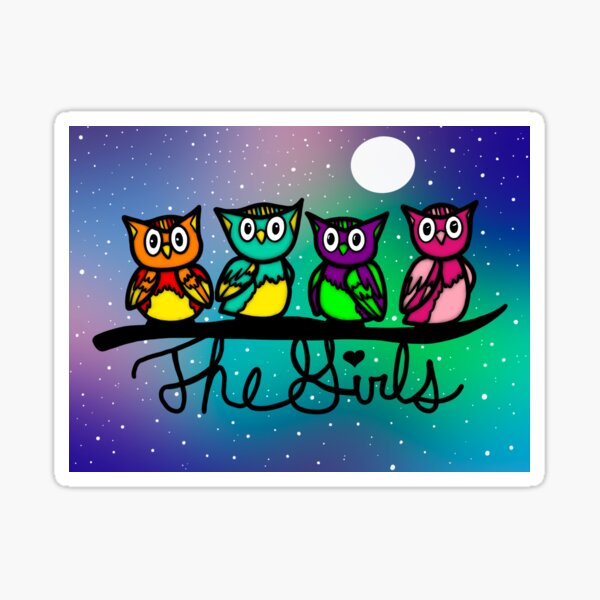 "The Girls" Sticker by JWQuinne | Redbubble