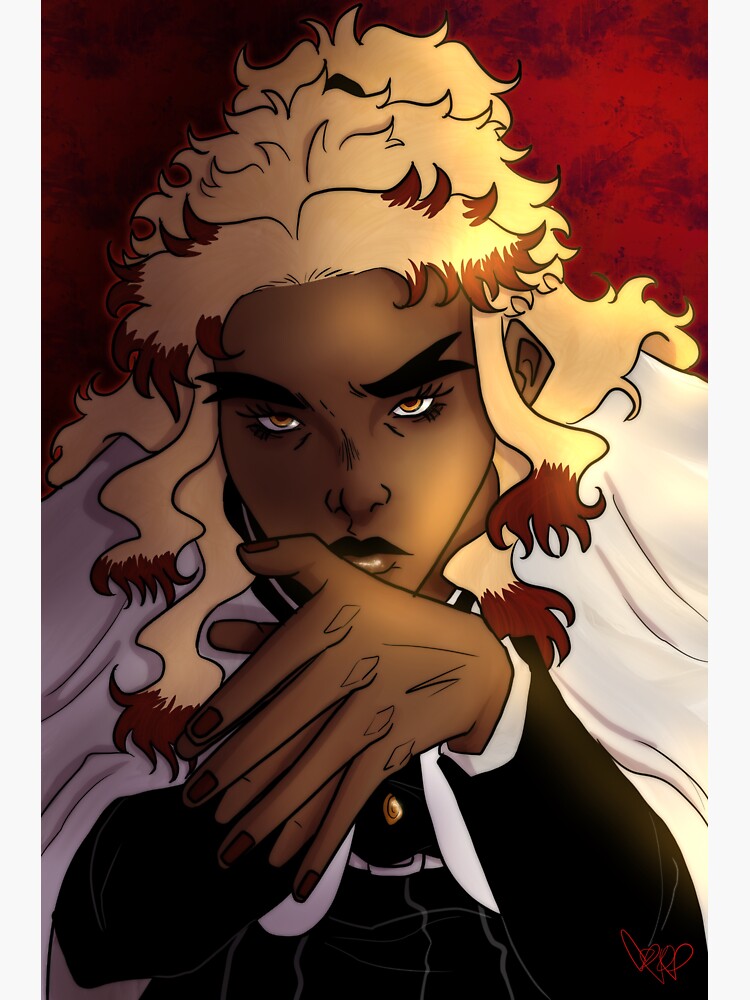 "FLAME HASHIRA " Sticker for Sale by Cryptidbait | Redbubble