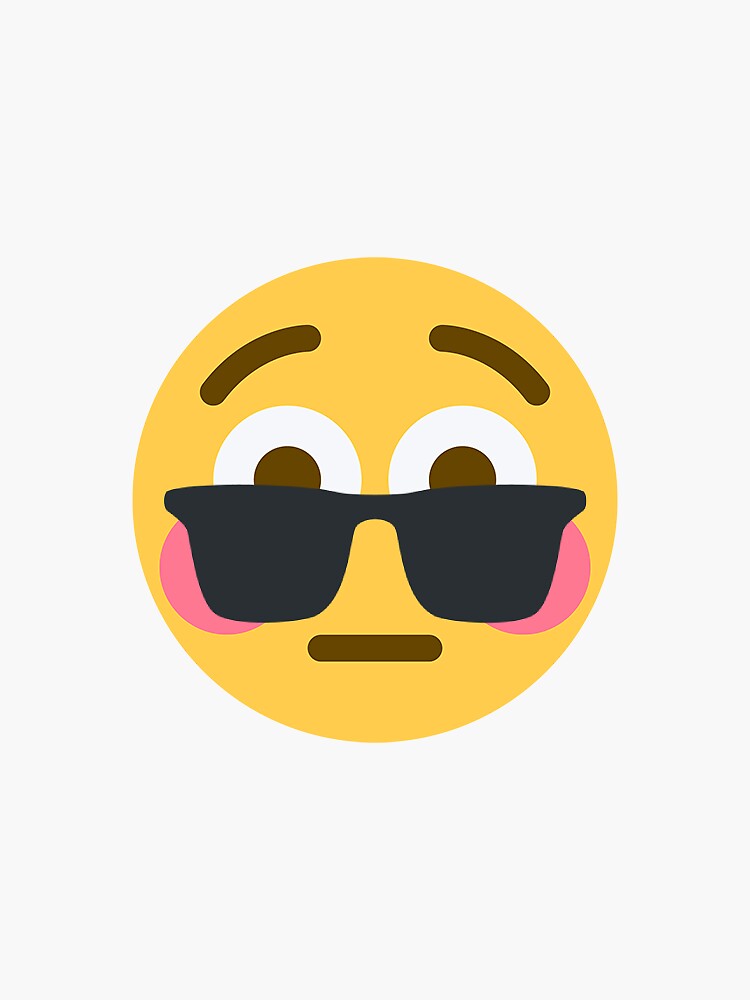 " Flustered Emoji " Sticker for Sale by AmberNer | Redbubble