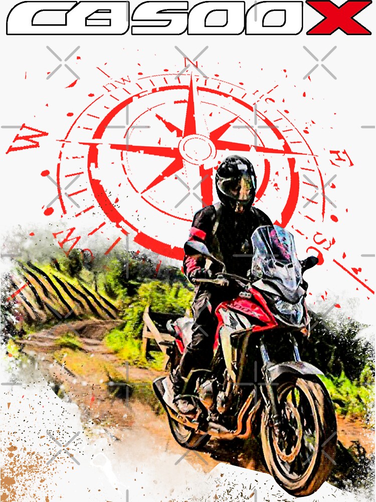 "Honda CB500X 2022 new" Sticker for Sale by Evomotoarte | Redbubble