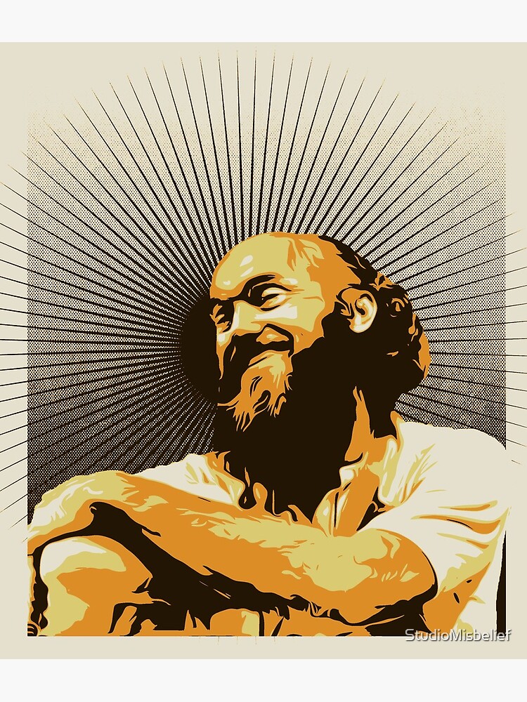 "Baba Ram Dass" Art Print for Sale by StudioMisbelief | Redbubble