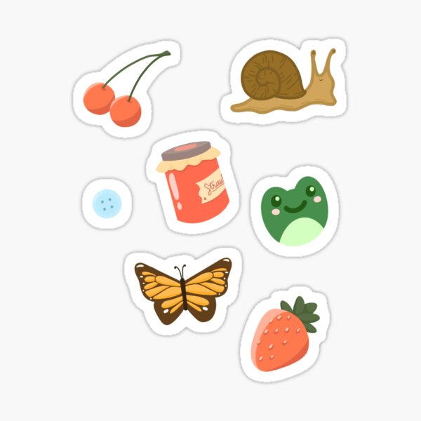 "Cottagecore Sticker Pack" Sticker by DeepBlue-Design | Redbubble