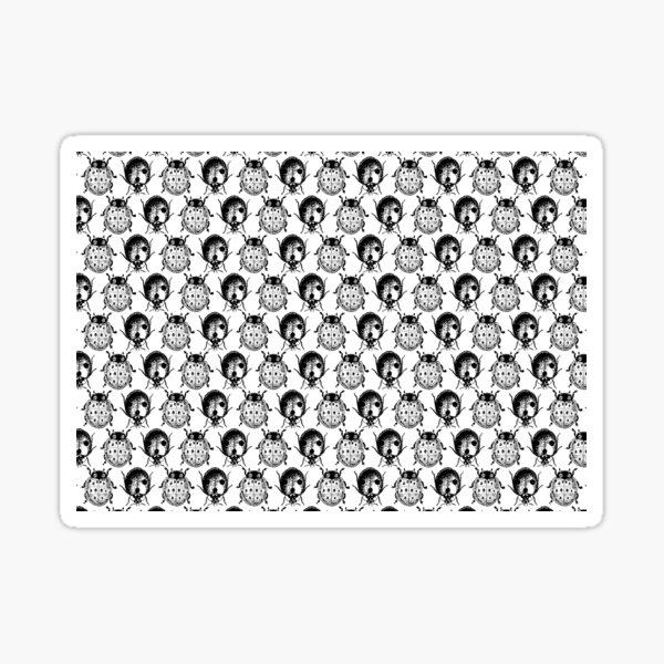 "Ladybug Pattern | Ladybird Pattern | Black and White | Vintage ...