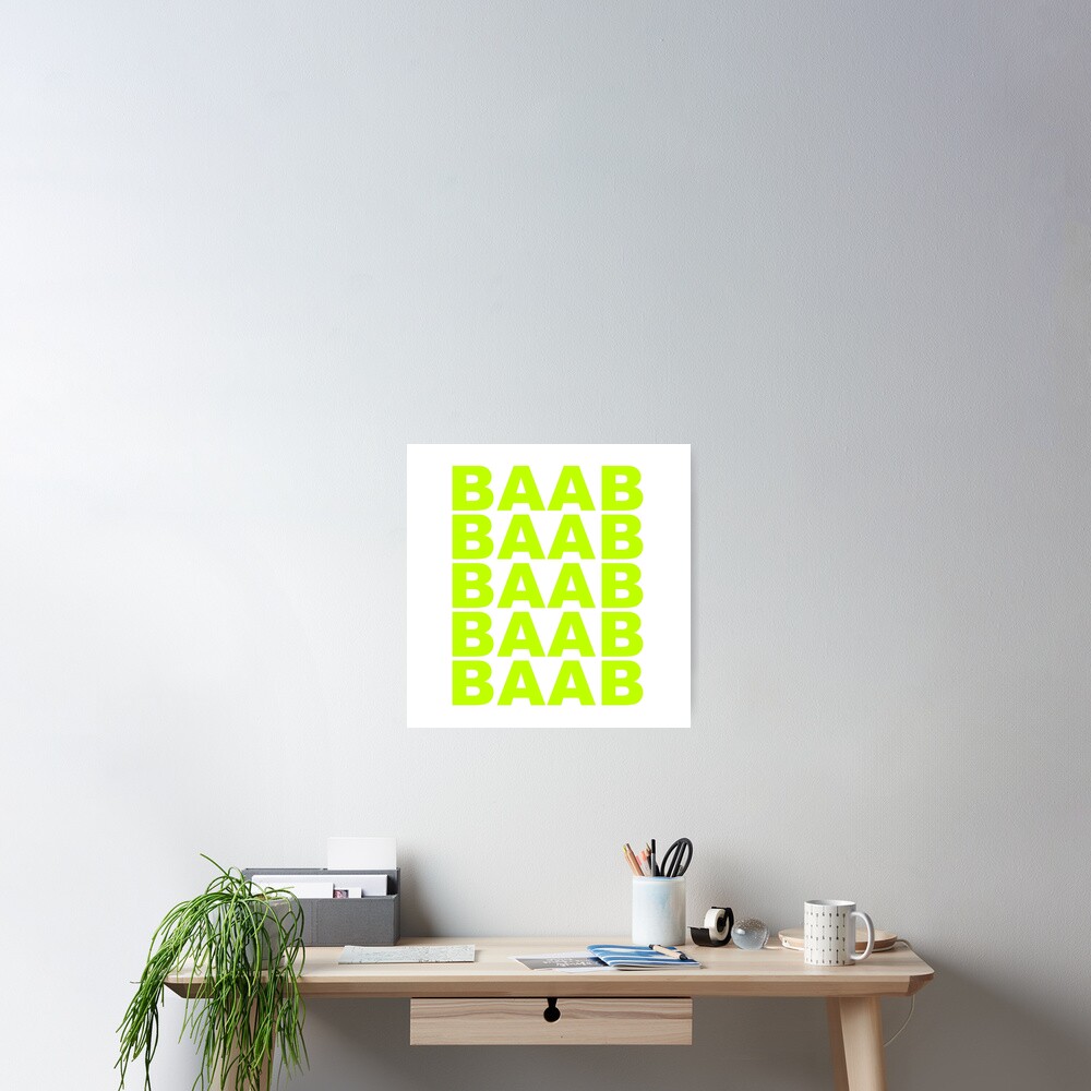 "ababab alphabet" Poster for Sale by calemaidajhdj | Redbubble
