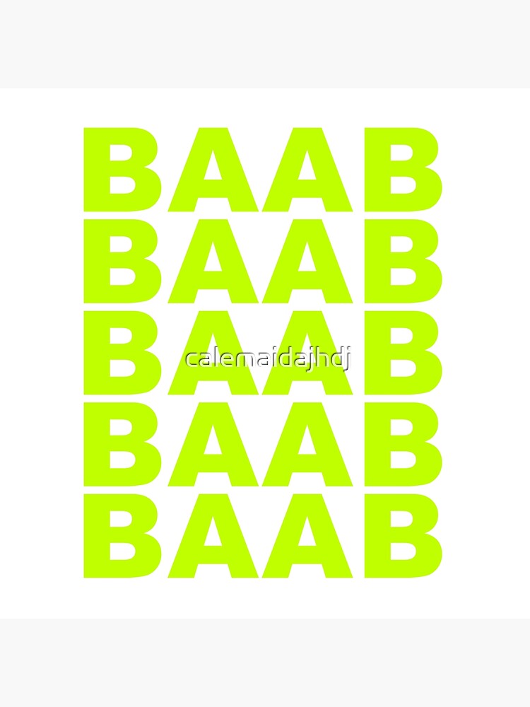 "ababab alphabet" Poster for Sale by calemaidajhdj | Redbubble