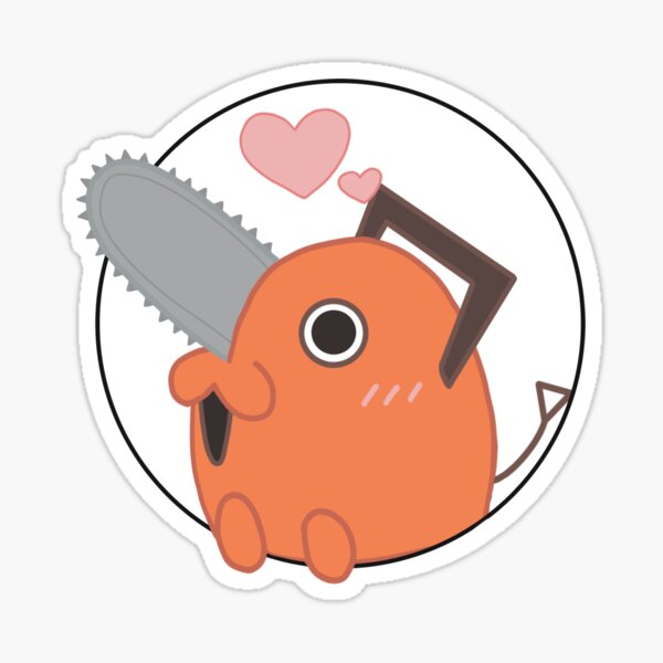 "Cute Pochita" Sticker by dormilon | Redbubble