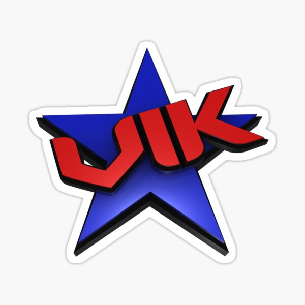 "Vikkstar123 merch!" Sticker for Sale by WhizTrends | Redbubble