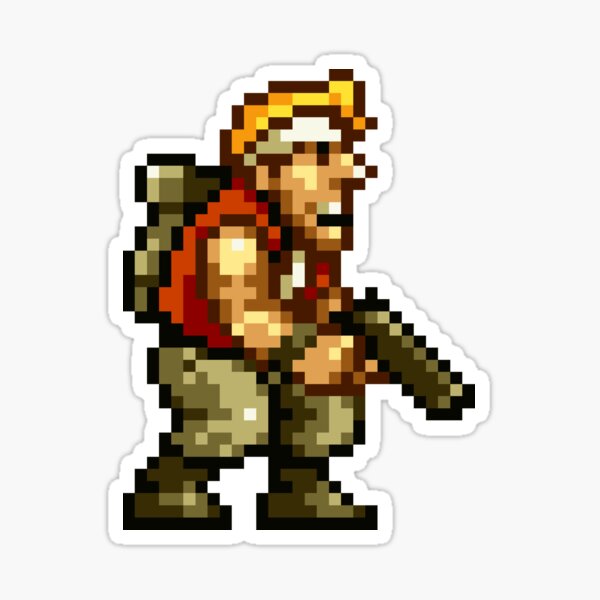"Metal Slug essential" Sticker for Sale by Oliverworld | Redbubble