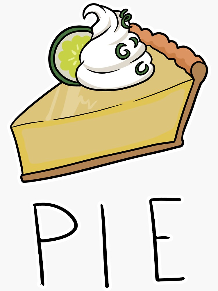"Key lime pie" Sticker for Sale by vampire-chicken | Redbubble