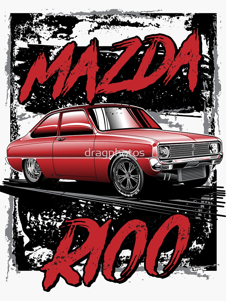 "Mazda R100 Brap Brap Brap Rotary Goodness" Sticker for Sale by ...