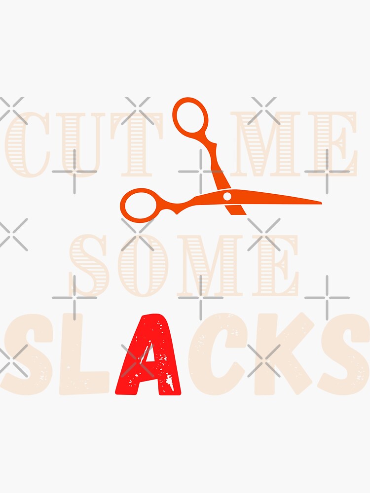 "Cut Me Some Slacks, funny masques, gift, humor, Christmas, birthday ...