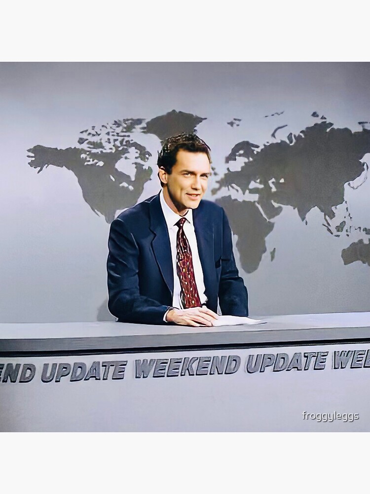 "Norm Macdonald weekend update" Sticker for Sale by froggyleggs | Redbubble