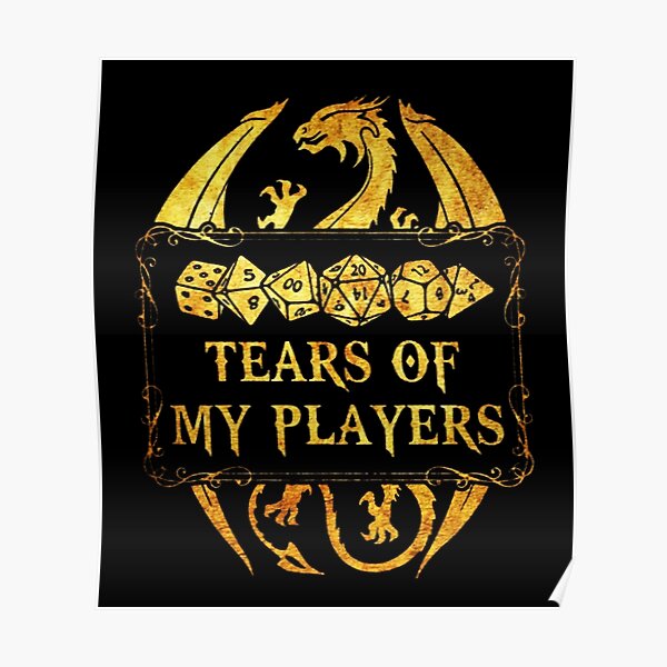 "The Tears of My Players DND for Dungeons and Dragons Party Dungeon ...