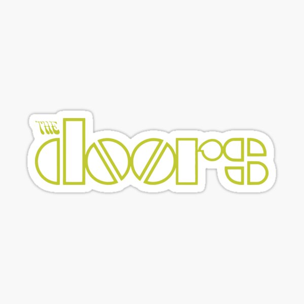 "THE DOORS" Sticker by Vincentvalenti | Redbubble