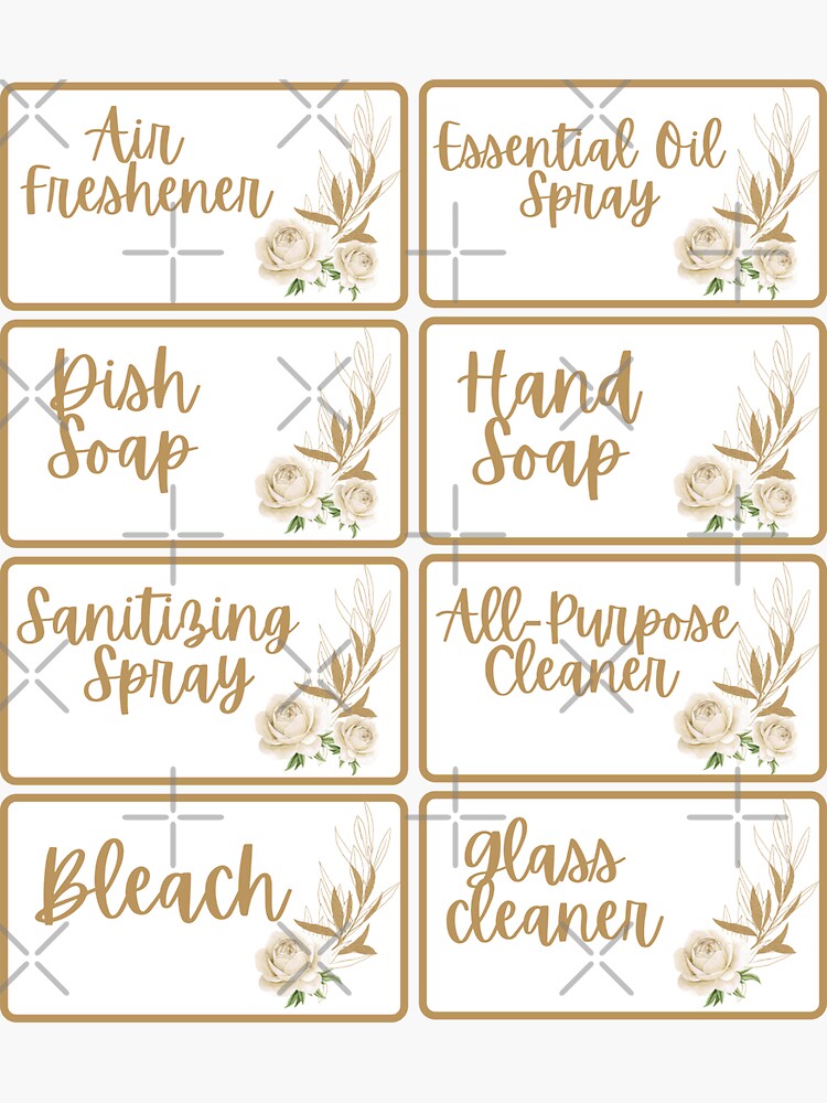 "Cleaning Labels" Sticker for Sale by luxuryhaul | Redbubble