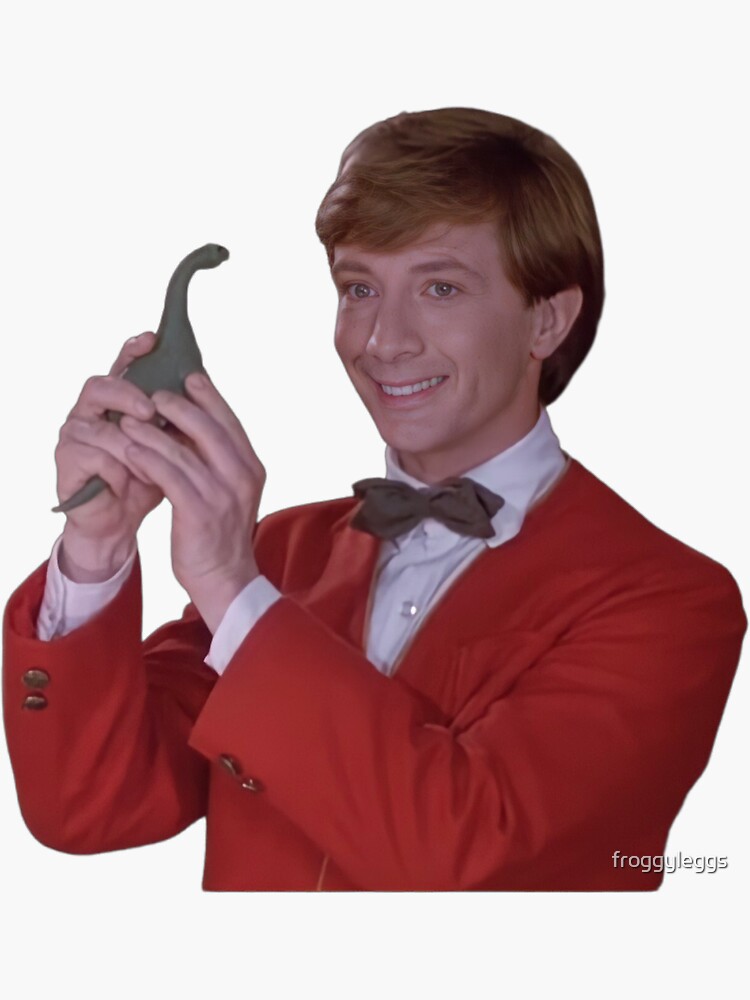 "Clifford and Stephen the Dinosaur " Sticker for Sale by froggyleggs ...