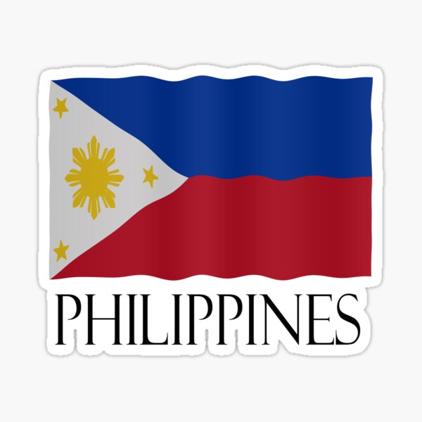 "Philippines flag" Sticker for Sale by stuwdamdorp | Redbubble