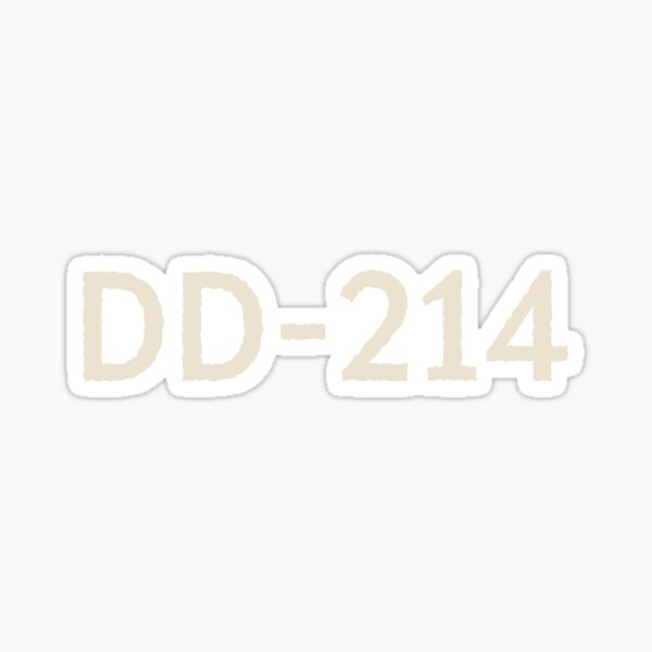 "DD-214 Tan" Sticker for Sale by ReaperShoppe | Redbubble