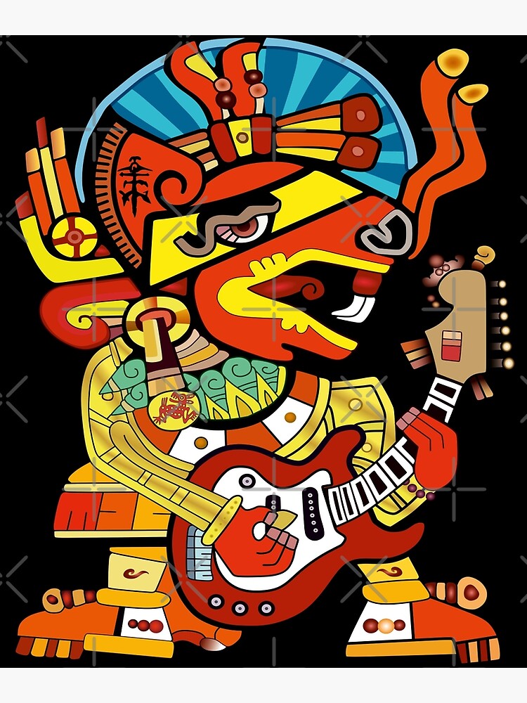 "Conejo Azteca" Poster for Sale by Pasion | Redbubble