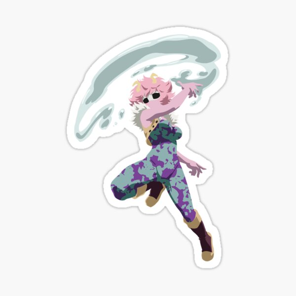 "Mina Ashido - Pinky" Sticker for Sale by MtnDew3301 | Redbubble