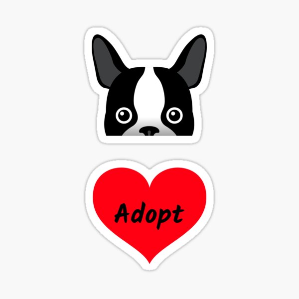 "Adopt!" Sticker by adamajd | Redbubble