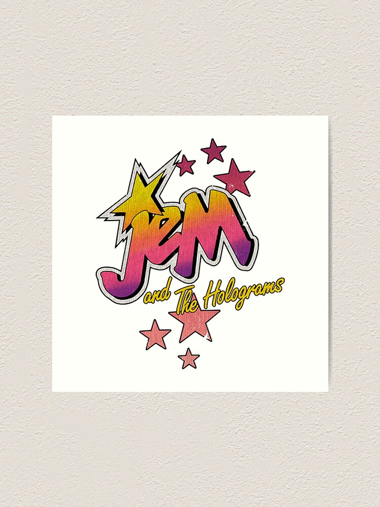 "Vintage Jem and the holograms Logo " Art Print for Sale by ...