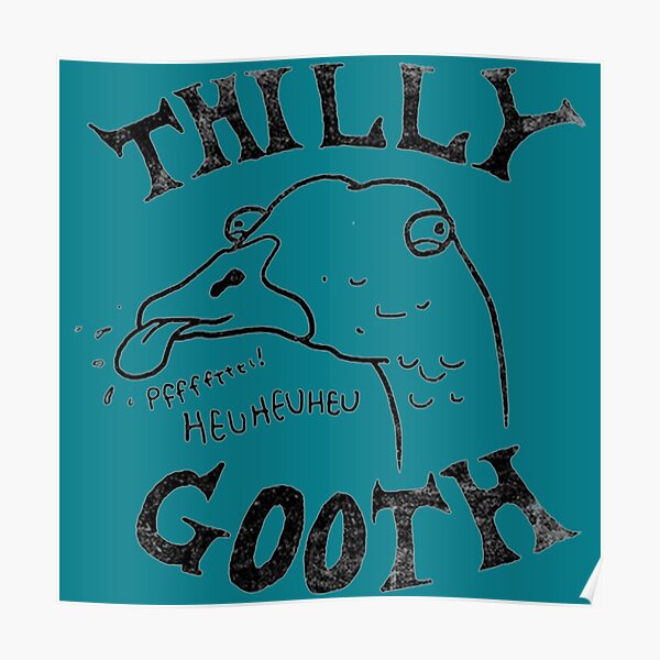 "the cute goose" Poster for Sale by LucilleRGomezt | Redbubble