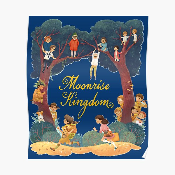 "Moonrise Kingdom Fan Art " Poster for Sale by Suemaison | Redbubble
