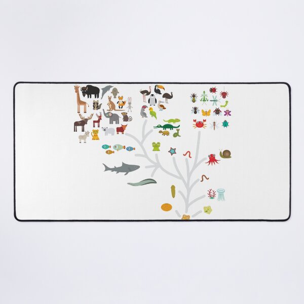 Alfombrilla de ratón «Escala de evolución del organismo unicelular a ...