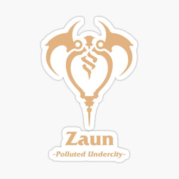 "Zaun - Polluted undercity" Sticker for Sale by CCMKOXP | Redbubble