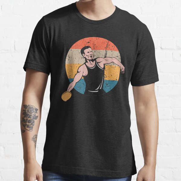 "Discus Track and Field Vintage Discus Thrower" T-shirt for Sale by ...