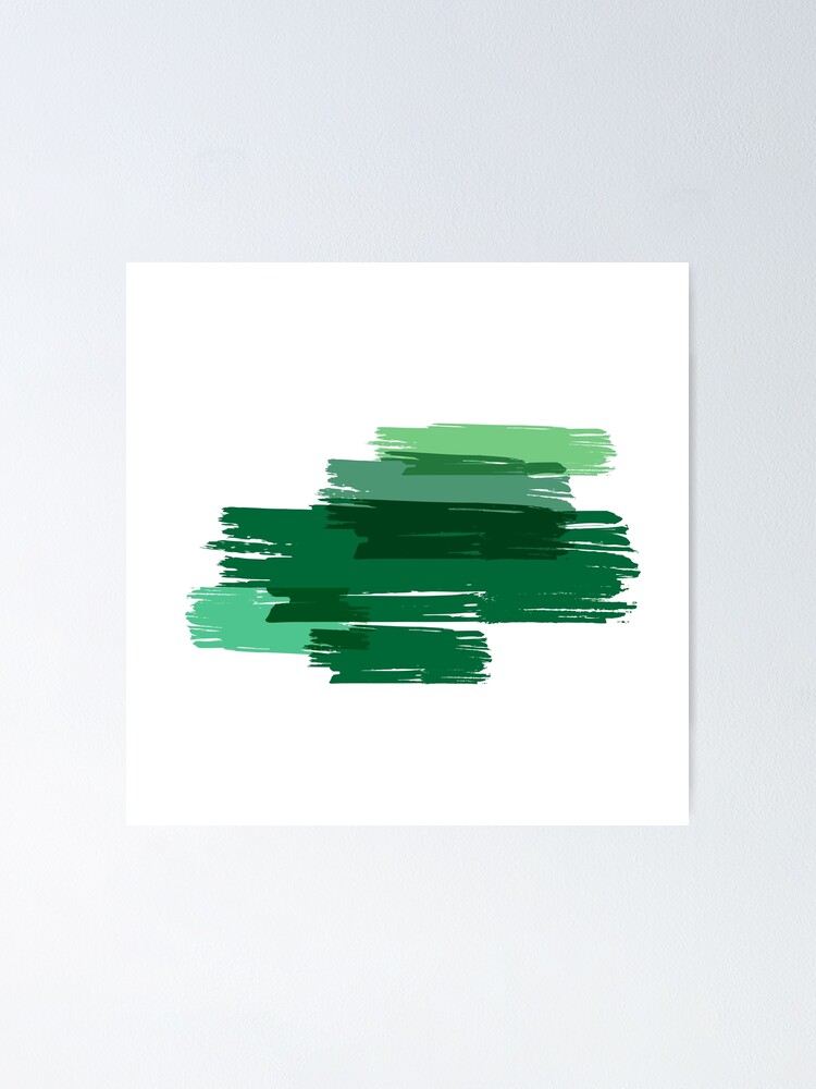 "Abstract Art Shape Green Colour" Poster for Sale by jinoart | Redbubble