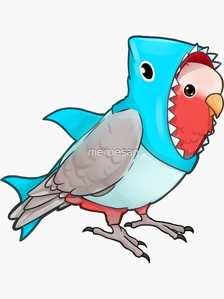 "Cute Galah" Sticker for Sale by meruesan | Redbubble