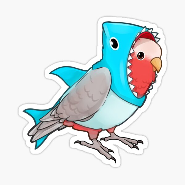 "Cute Galah" Sticker for Sale by meruesan | Redbubble
