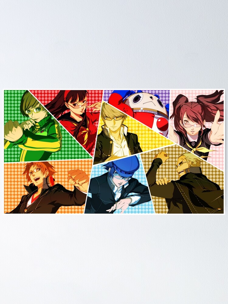 "Investigation Team in Action - Persona 4 Golden " Poster for Sale by ...
