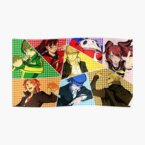 "Investigation Team in Action - Persona 4 Golden " Poster for Sale by ...