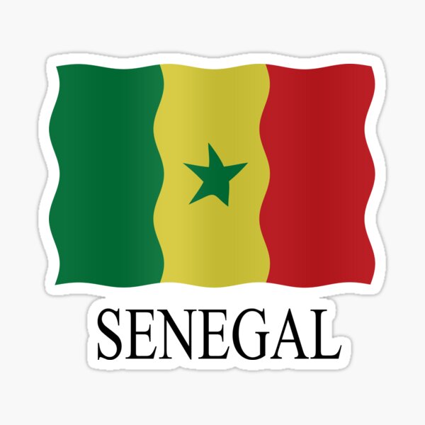 "Senegal flag" Sticker for Sale by stuwdamdorp | Redbubble