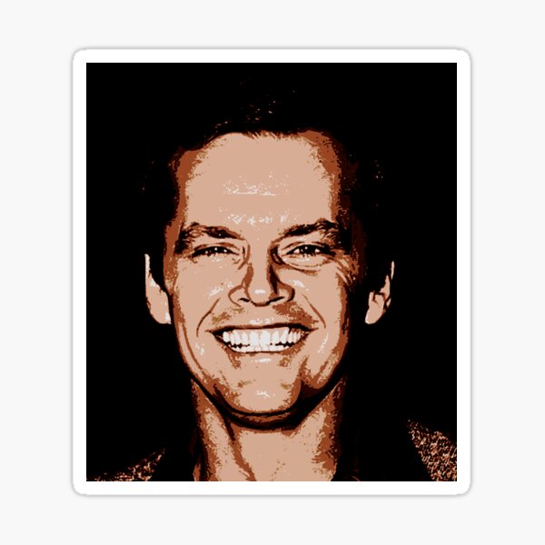 "jack nicholson" Sticker by oryan80 | Redbubble