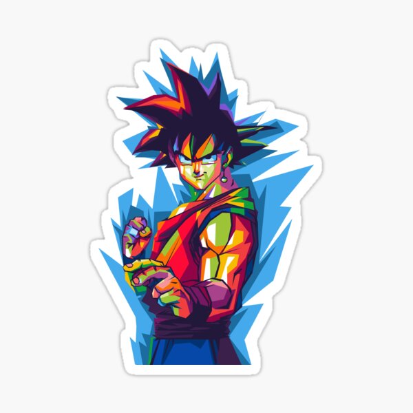 "Goku" Sticker for Sale by arrasign | Redbubble