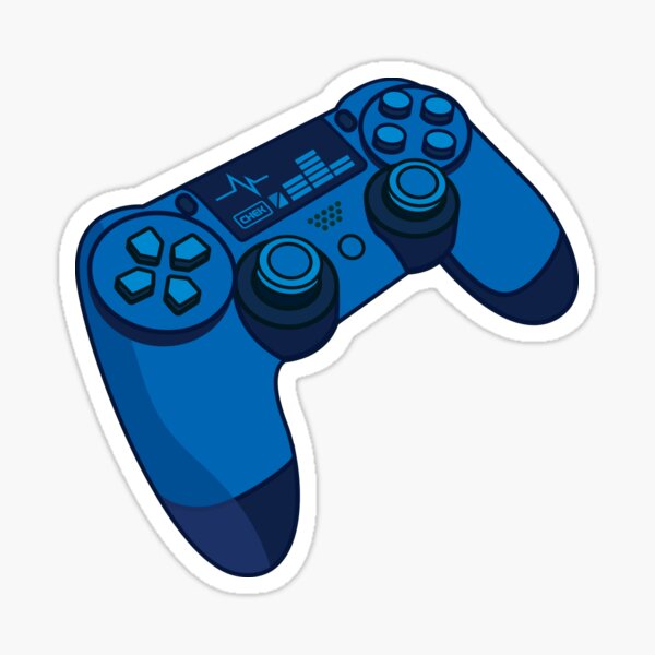 "Deep Blue Gaming Controller" Sticker for Sale by Lustau | Redbubble