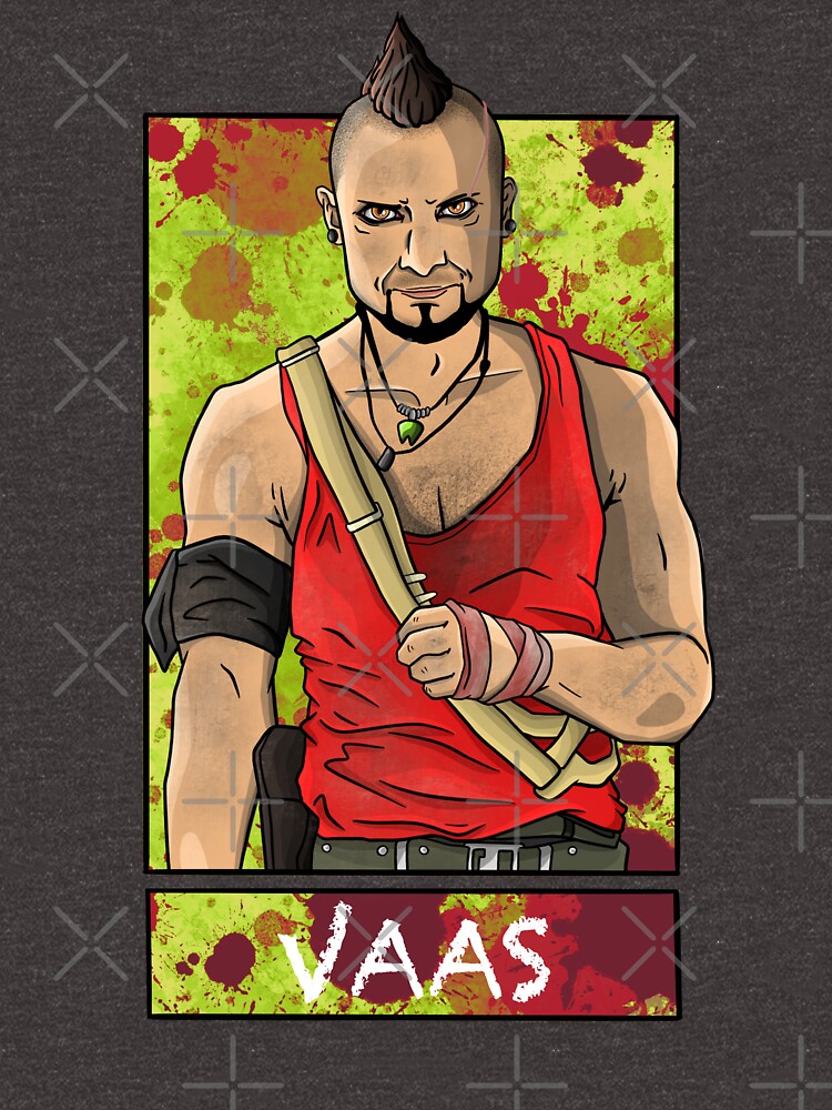 "Vaas Montenegro" T-shirt for Sale by Nat-Lou-Sil | Redbubble | vaas ...