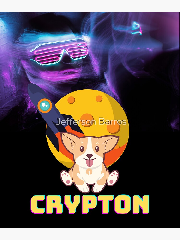 "Crypton Crypton Symbol Shirt Mask Sticker Currency Moon Dog Meme Token ...