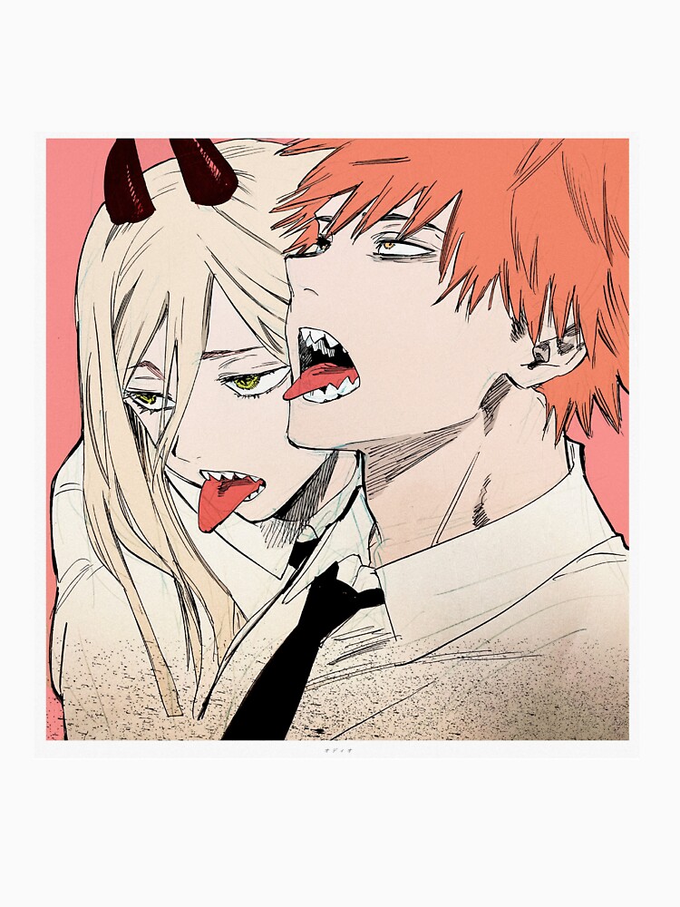 "POWER AND DENJI // CHAINSAW MAN " T-shirt for Sale by Hanakox ...